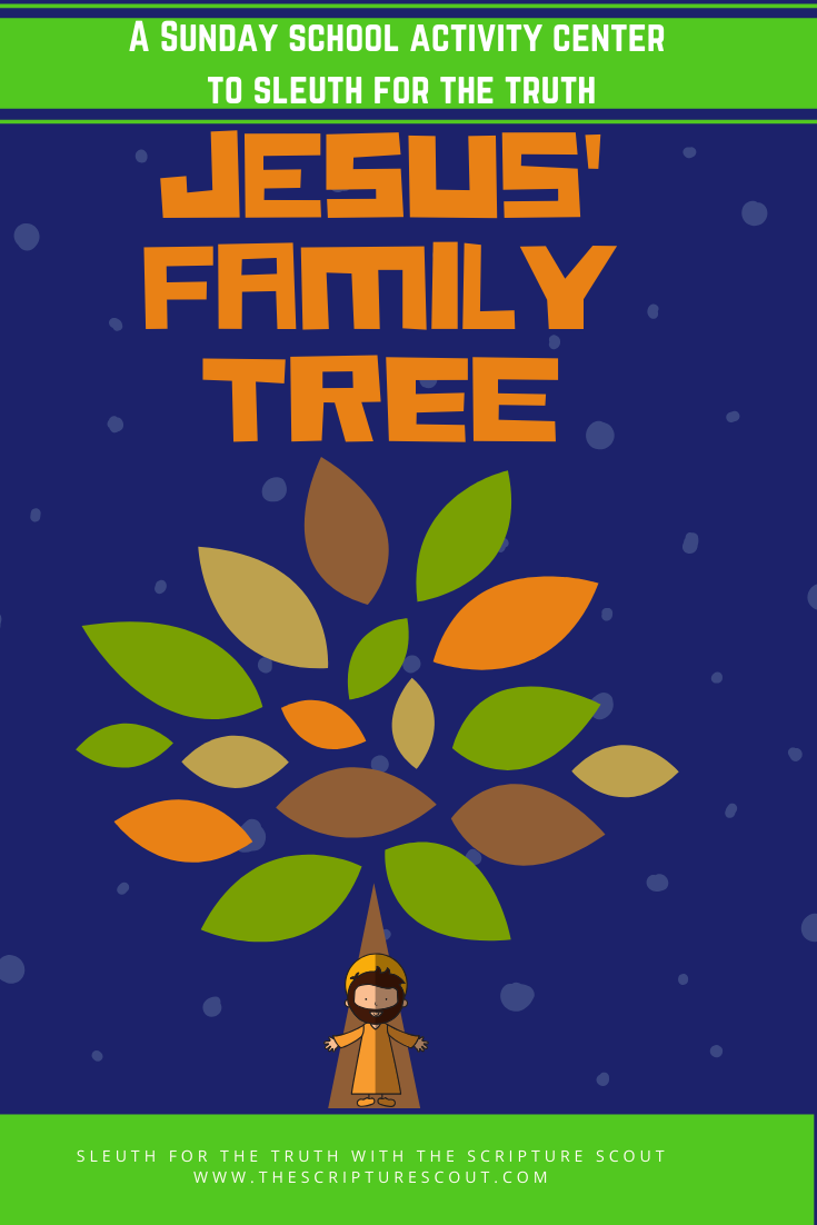ACTIVITY: JESUS' FAMILY TREE (the genealogy of Jesus)